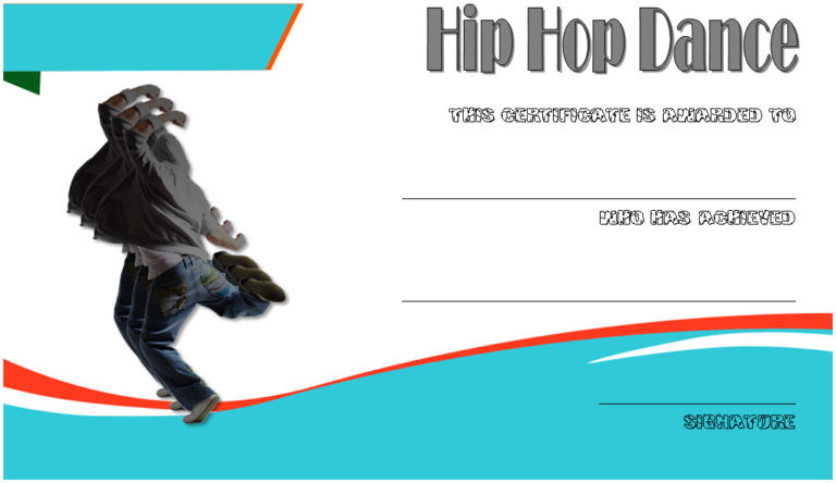 Hip Hop Certificate Templates FREE Download: 6+ Best Ideas
